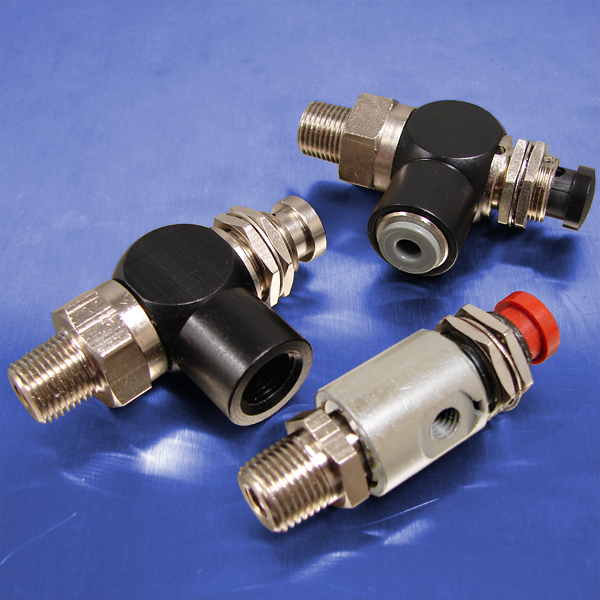 2-Way Open Control Valves | Push Button 1/8 NPT Input Port | Sealcon | Pneumadyne