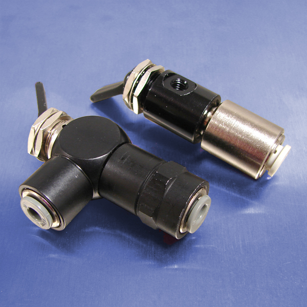 3-Way Closed Control Valves | Detented Toggle 1/4 NPT (F) Input Port ...